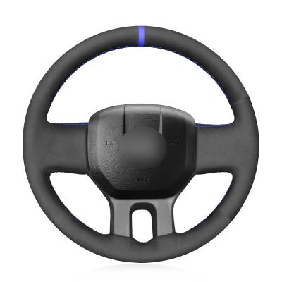 China Best Selling Suede Auto Accessories Car Leather Steering Wheel Cover for Girls Free Samples for Dodge RAM Challenger 2009-2010 for sale