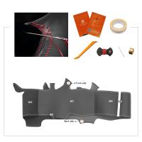 China Hand Stitching Leather Suede Steering Wheel Cover for Chevrolet Corvette C7 2015 2016 2017 2018 2019 2020 for sale