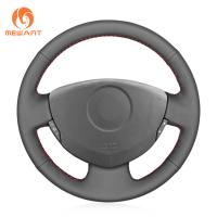 China Hand Sewing Stitching Artificial Leather Steering Wheel Cover for Renault Clio 2 2001-2005 Dacia Sandero 2008-2012 for sale