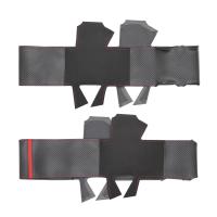 China Best Selling Suede Carbon Fiber Auto Accessories Car Steering Wheel Cover for girls Free Samples for Dodge RAM 1500 Challenger for sale