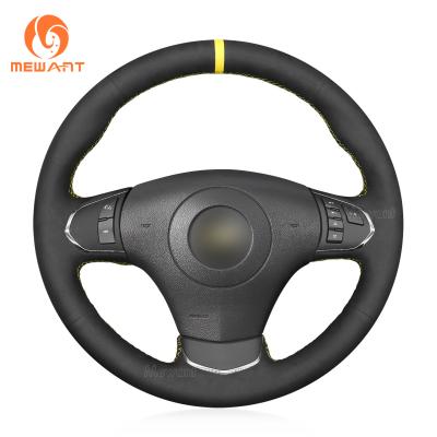 China Custom Hand Stitching Carbon Suede Steering Wheel Cover for Chevrolet Corvette C6 2012 2013 for sale