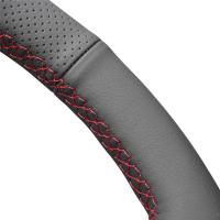 China Hand Sewing Stitching Artificial Leather Steering Wheel Cover for Renault Clio 2 2001-2005 Dacia Sandero 2008-2012 for sale