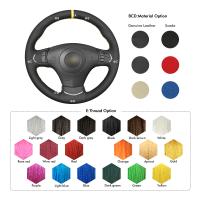 China Custom Hand Stitching Carbon Suede Steering Wheel Cover for Chevrolet Corvette C6 2012 2013 for sale