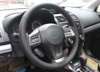 China High Quality Steering Wheel Cover Black for Subaru Forester 2013-2015 for Subaru Legacy 2013-2014 for sale