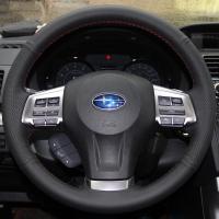 China High Quality Steering Wheel Cover Black for Subaru Forester 2013-2015 for Subaru Legacy 2013-2014 for sale