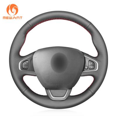 China Custom Hand Sewing Artificial Leather Steering Wheel Cover Multi-function for Renault Clio 4 Kaptur Captur 2016-2019 for sale