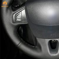 China For Renault Megane 2009-2014 Custom New Arrival  Fashion  DIY Handing Sew Steering Wheel Cover for sale