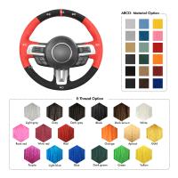 China Hand Sewing New Suede Steering Wheel Cover For Ford Mustang for sale
