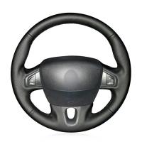China For Renault Megane 2009-2014 Custom New Arrival  Fashion  DIY Handing Sew Steering Wheel Cover for sale