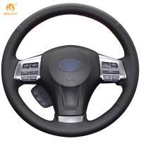 China Leather Steering Wheel Cover for Subaru Forester 2013-2015 Legacy 2013-2014 Outback 2013-2014 XV 2013-2015 for sale