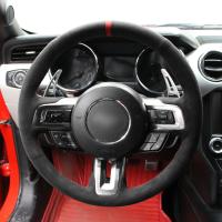 China Super Soft Suede High Quality Steering Wheel Cover For Ford Mustang 2015-2023 for sale