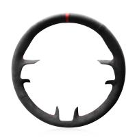China Super Soft Suede High Quality Steering Wheel Cover For Ford Mustang 2015-2023 for sale