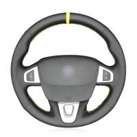 China Hand Stitching Artificial Leather Steering Wheel Cover for Renault Megane 3 Coupe RS 2010 2011 2012 2013 2014 2015 2016 for sale