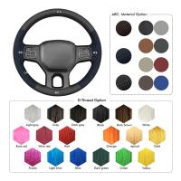 China Hand Sewing Super Soft Suede Steering Wheel Cover For Dodge Dodge RAM 1500 2500 3500 5500 Classic for sale