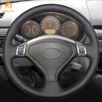 China Custom Styling Artificial Leather Stitch Steering Wheel Cover for Subaru Forester 2004-2006 Outback 2004 2005 Legacy 2004-2006 for sale