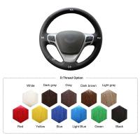 China For Toyota Verso for Toyota EZ  for Toyota Avensis Custom Hand Sewing Interior Accessories Steering wheel covers for sale