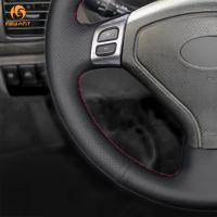China Custom Styling Artificial Leather Stitch Steering Wheel Cover for Subaru Forester 2004-2006 Outback 2004 2005 Legacy 2004-2006 for sale
