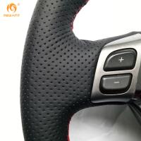 China Custom Styling Artificial Leather Stitch Steering Wheel Cover for Subaru Forester 2004-2006 Outback 2004 2005 Legacy 2004-2006 for sale
