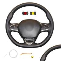 China Custom DIY Handing Sew Steering Wheel Cover for Renault Kadjar 2016 2017 for Renault Koleos 2016 2017 for sale