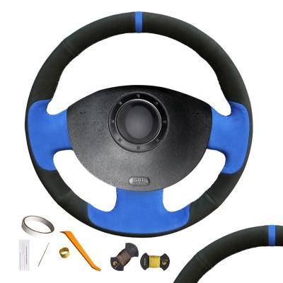 China For Renault Megane 2 2003-2008 Custom the Cool Car Interior Accessories Steering Wheel Cover for sale