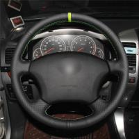 China Custom DIY Steering Wheel Covers For Toyota Land Cruiser Prado 120 Tacoma for sale