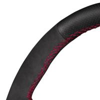 China For Renault Megane 2 2003-2008 Custom the Cool Car Interior Accessories Steering Wheel Cover for sale