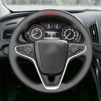 China MEWANT Wholesale Car Interior Accessories For Buick Regal 2014-2017 Hand Sewing Genuine Leather Steering Wheel Cover Fast Ship for sale