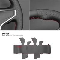 China MEWANT Wholesale Car Interior Accessories For Buick Regal 2014-2017 Hand Sewing Genuine Leather Steering Wheel Cover Fast Ship for sale