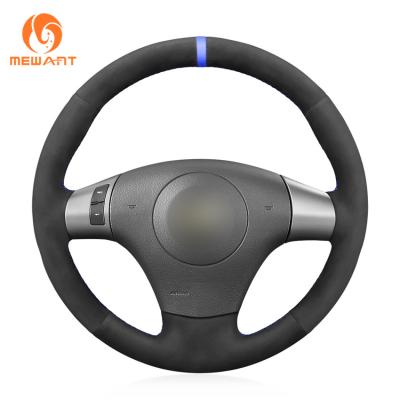 China MEWANT For Chevrolet Malibu HHR Cobalt Pontiac G5 G6 Solstic Torrent Saturn Sky Opel GT Car Suede Steering Wheel Cover Warp for sale