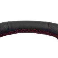 China Handmade Sewing Car Steering Wheel Cover Leather for Toyota Tundra for Toyota Sienna  for Toyota Highlander for sale