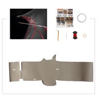 China Car Accessories Hand Sewing Stitching Beige Artificial Leather Steering Wheel Cover for Volvo S80 XC60 XC70 2010 2011 2012 2013 for sale