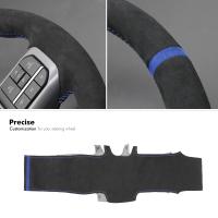 China Hand Stitching  Athsuede Steering Wheel Cover For Ford F-150 F-350 F-450 Expedition 2021-2024 for sale