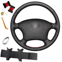 China DIY PU Leather Black Custom Steering Wheel Cover For Toyota Camry Highlander Tundra Land Cruiser 2003 2004 2005 2006 2007 for sale