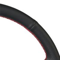 China DIY PU Leather Black Custom Steering Wheel Cover For Toyota Camry Highlander Tundra Land Cruiser 2003 2004 2005 2006 2007 for sale