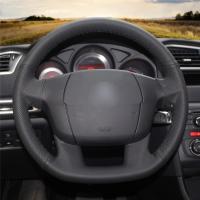 China Auto Superskin Steering Wheel Cover for Citroen C4 C4L Picasso Citroen C2 C5 Elysee C-Elysee Triumph Xsara C5 DS 5 DS for sale