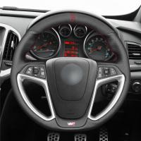 China MEWANT For Opel Astra Opc The New Original Leather Steering Wheel Cover Four Seasons Universal Suede Steering Wheel Wrap for sale