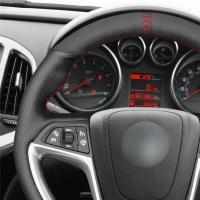 China MEWANT For Opel Astra Opc The New Original Leather Steering Wheel Cover Four Seasons Universal Suede Steering Wheel Wrap for sale