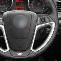 China MEWANT For Opel Astra Opc The New Original Leather Steering Wheel Cover Four Seasons Universal Suede Steering Wheel Wrap for sale