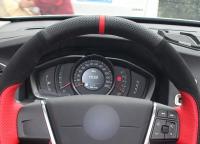 China High Quality and Fashion Hand Sewing Steering Wheel Cover for Volvo S60 for volvo xc60 for sale