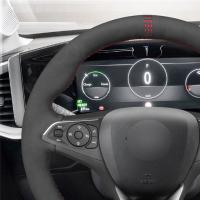 China MEWANT Ready To Ship For Opel Astra Combo Corsa  Grandland X Insignia Wholesale D Type Luxury Steering Wheel Cover Wrap for sale