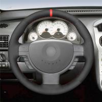 China MEWANT For Opel Corsa C 2000-2006 / Combo C 2001-2011 Car Wholesale Suede Steering Wheel Cover Red Strip Drop Shipping Service for sale