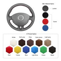 China Hand Stitching Artificial Leather Steering Wheel Cover for Renault Clio 3 Sport 197 2005 2006 2007 2008 2009 2010 2011 2012 2013 for sale