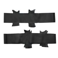China Custom Artificial Leather Design Black Car Steering Wheel Cover For Toyota Avalon Camry Highlander 2001 2002 2003 2004 for sale