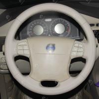 China Black Leather Custom Steering Wheel Covers For Cars for Volvo S40 V50 S80 XC60 XC70 V70 C70 XC90 S60 V40 V60 for sale