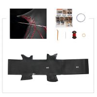 China DIY Genuine Leather Black Hand Sewing Steering Wheel Cover For Toyota Avalon Camry Highlander 2001 2002 2003 2004 for sale