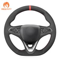 China MEWANT For Opel Astra (K) Combo Corsa (E|F) Grandland X  Insignia (CT) B Car Accessories Cute D Shape Steering Wheel Cover Suede for sale