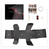 China Custom Design Genuine Leather Black DIY Steering Wheel Cover For Citroen C5 2008 2009 2010 2011 2012 2013 2014 2015 2016 2017 for sale