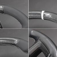 China Hand Sewing Carbon Fiber Steering Wheel Cover For Jeep Grand Cherokee V(WL) 2022-2024 for sale