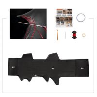 China DIY Car Interior Accessories Black PU Leather Customized Steering Wheel Cover For Toyota Hilux 2012 2013 2014 2015 Fortuner for sale