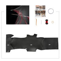 China Car Accessories Black Artificial Leather Customized Steering Wheel Cover For Citroen Elysee C-Elysee New Elysee 2014 for sale